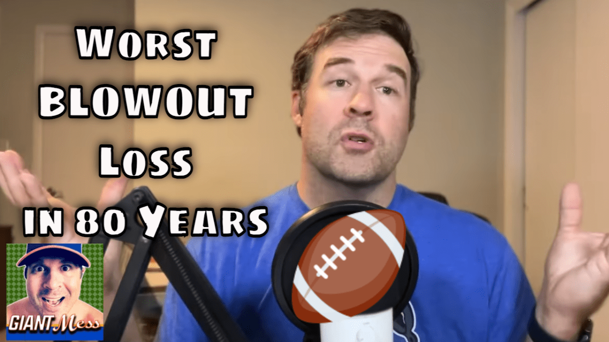 The NY Giants’ Worst Blowout Loss at Home in 80 YEARS! | Giant Mess ...